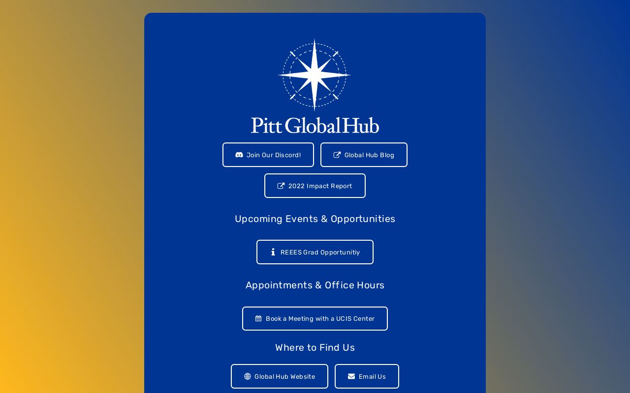 Pitt Global Hub